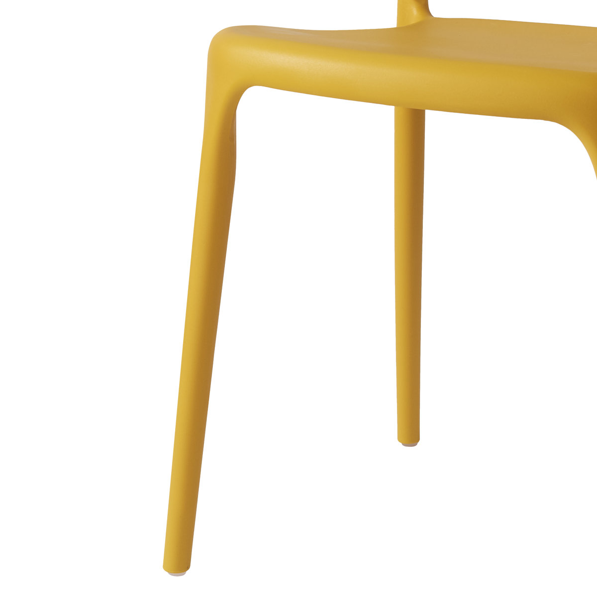 Xdeco Nara Modern Stackable Dining Chair Set, No Assembly, Plastic ...