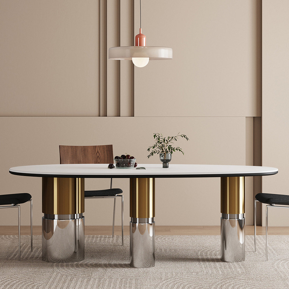 Pakloer Light luxury modern high-end dining table sets | Wayfair