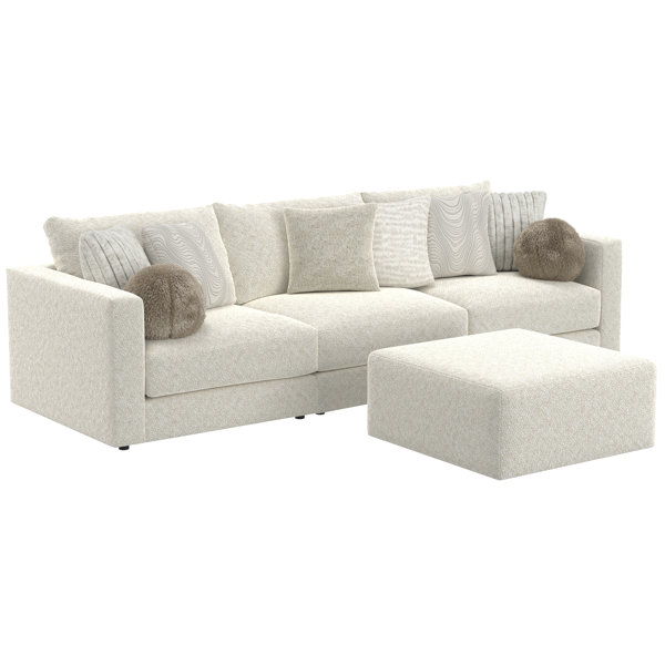 Jackson Furniture Ritzy 3-piece Modular Sofa And 1 Included Cocktail ...