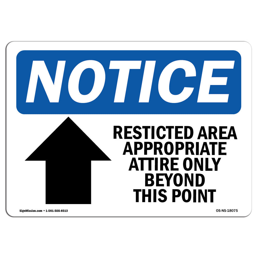 SignMission Restricted Area Appropriate Sign with Symbol | Wayfair