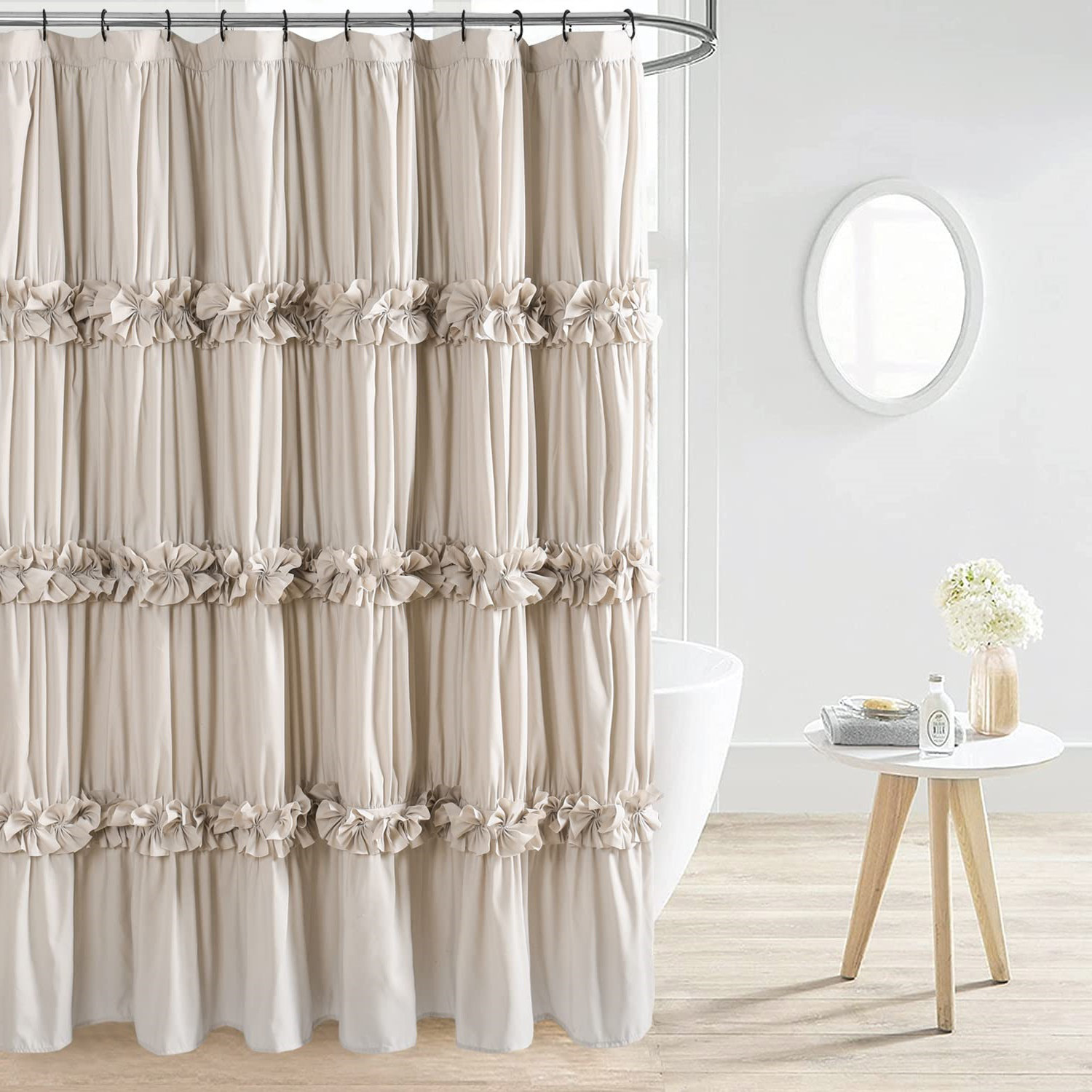Rosdorf Park Ruffle Shower Curtain - Wayfair Canada