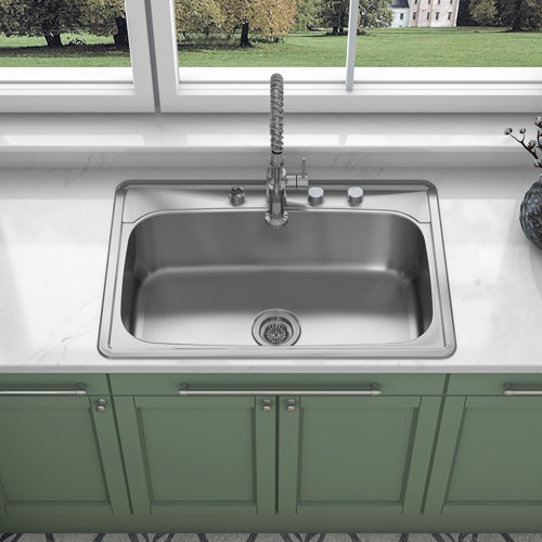 Single Basin Kitchen Sinks - Wayfair Canada