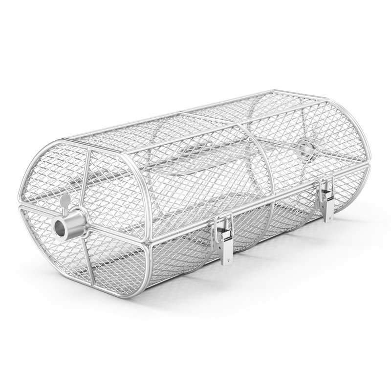 Hitechluxe Stainless Steel Rotisserie Basket & Reviews | Wayfair