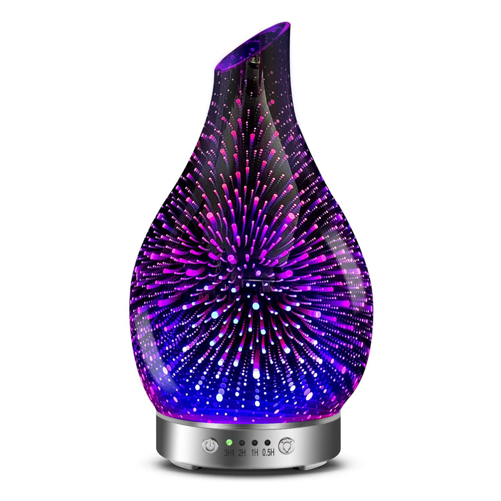 Latitude Run® Essential Oil Diffusers Ultrasonic 3D Glass Aromatherapy ...