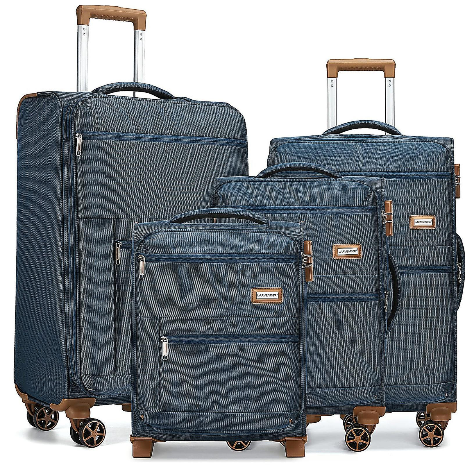 XINGHUAFEIXI Ensemble de bagages 4 pièces, valises souples à roulettes ...