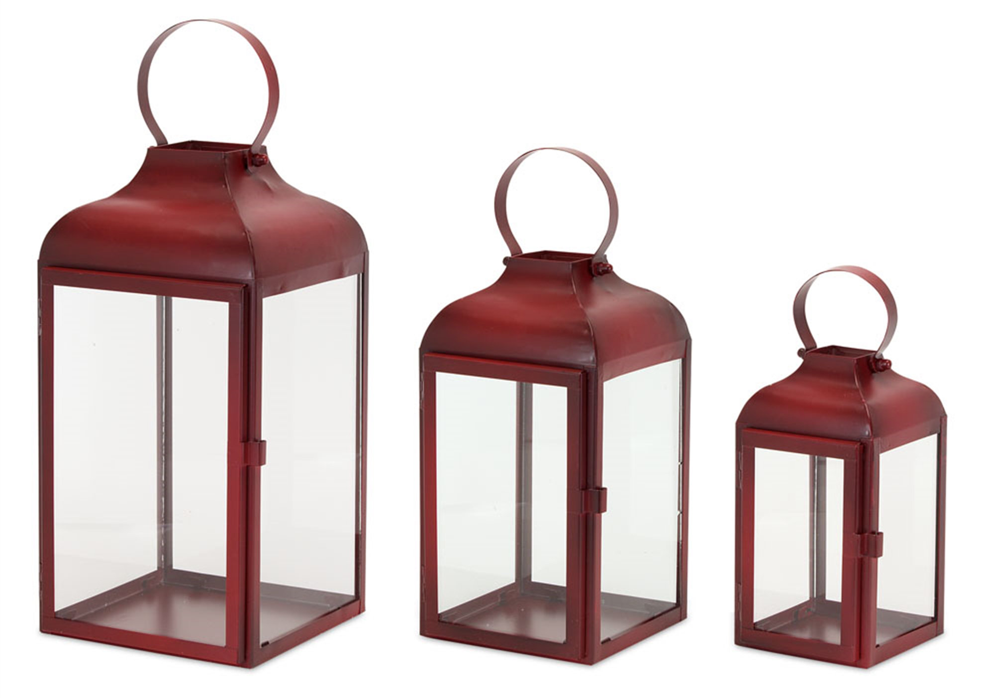 Red Barrel Studio® 3 Piece Iron Tabletop Lantern Set | Wayfair