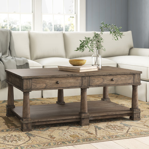 Farmhouse & Rustic Solid Wood Coffee Tables | Birch Lane