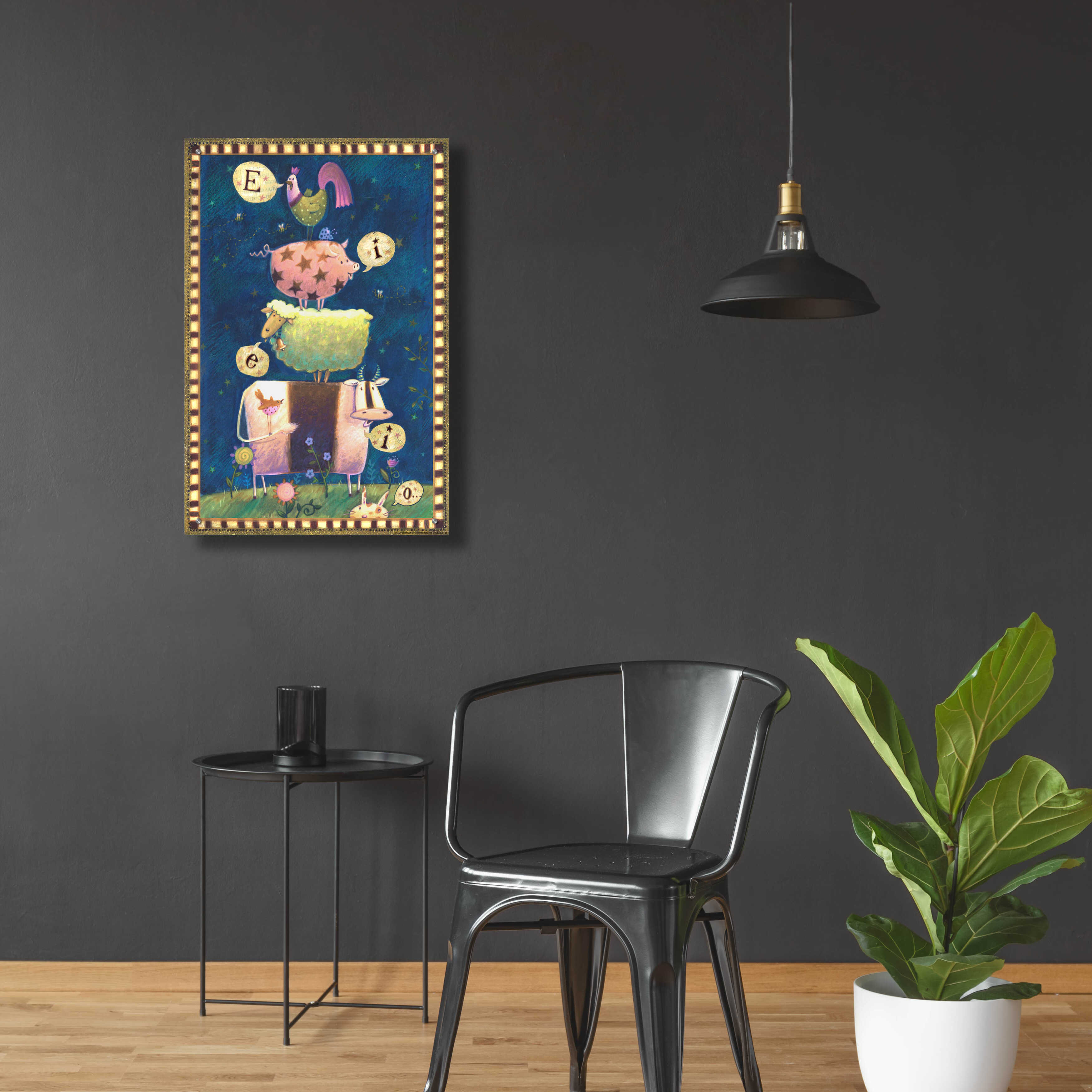 August Grove® Animal Stack' by Viv Eisner, Acrylic Glass Wall Art | Wayfair