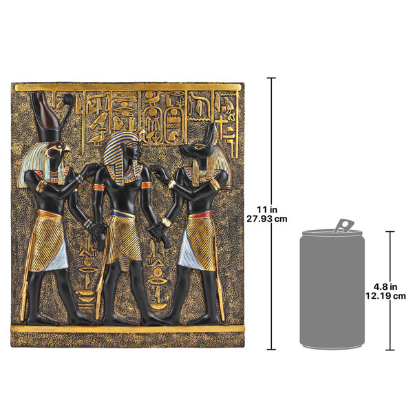 Design Toscano Rameses I Between Horus and Anubis Wall Sculpture ...