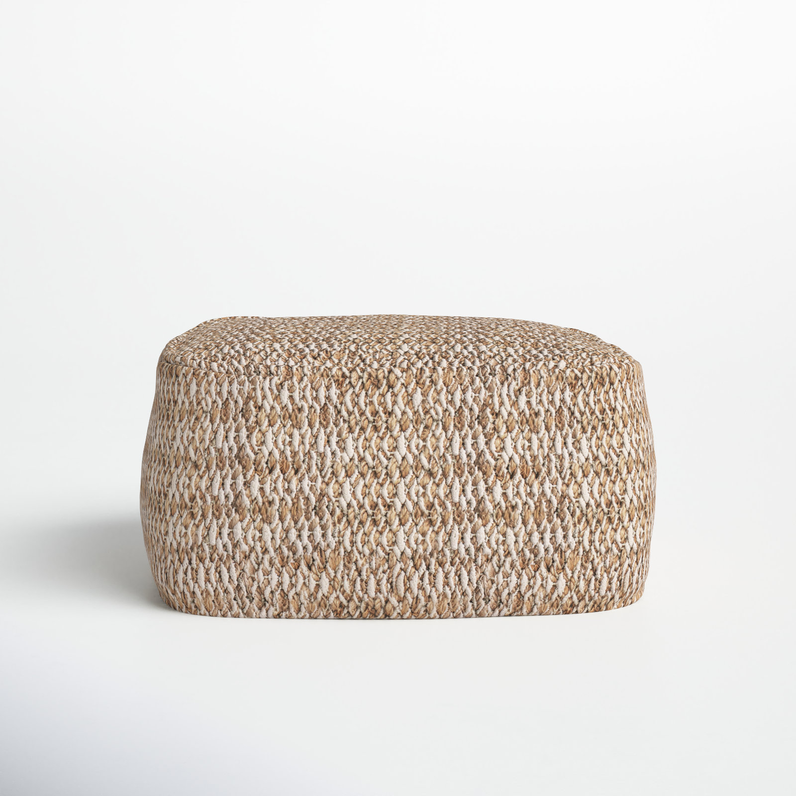 AllModern Jayden 20" Wide Rectangle Pouf Ottoman & Reviews | Wayfair