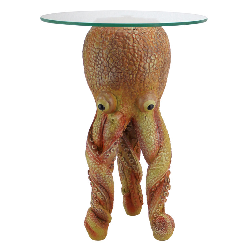 Design Toscano Ollie, the Octopus Figurine End Table | Wayfair