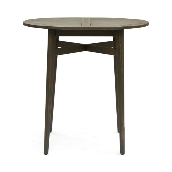 George Oliver Engelhardt Solid Wood Bar Table & Reviews | Wayfair
