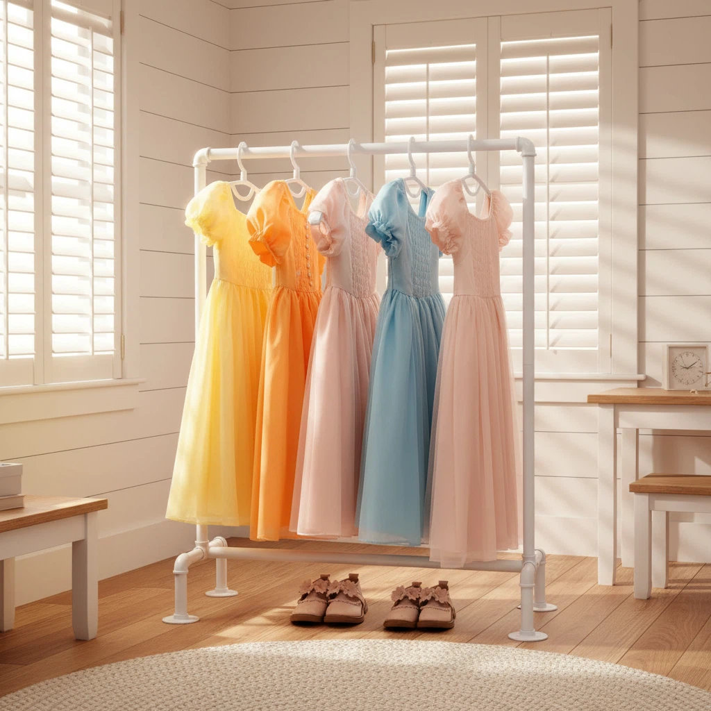 Ebern Designs Kids Clothing Rack - Dress Up Clothes Rack - Baby Toddler ...
