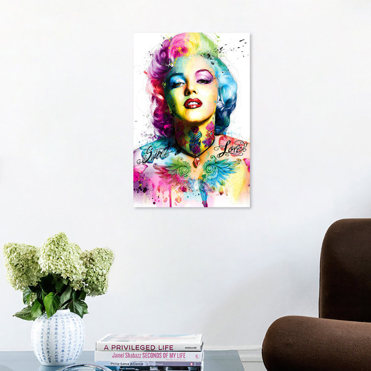 Marilyn Monroe Canvas Wall Art Print Painting Canvas Vogue Poster With ...