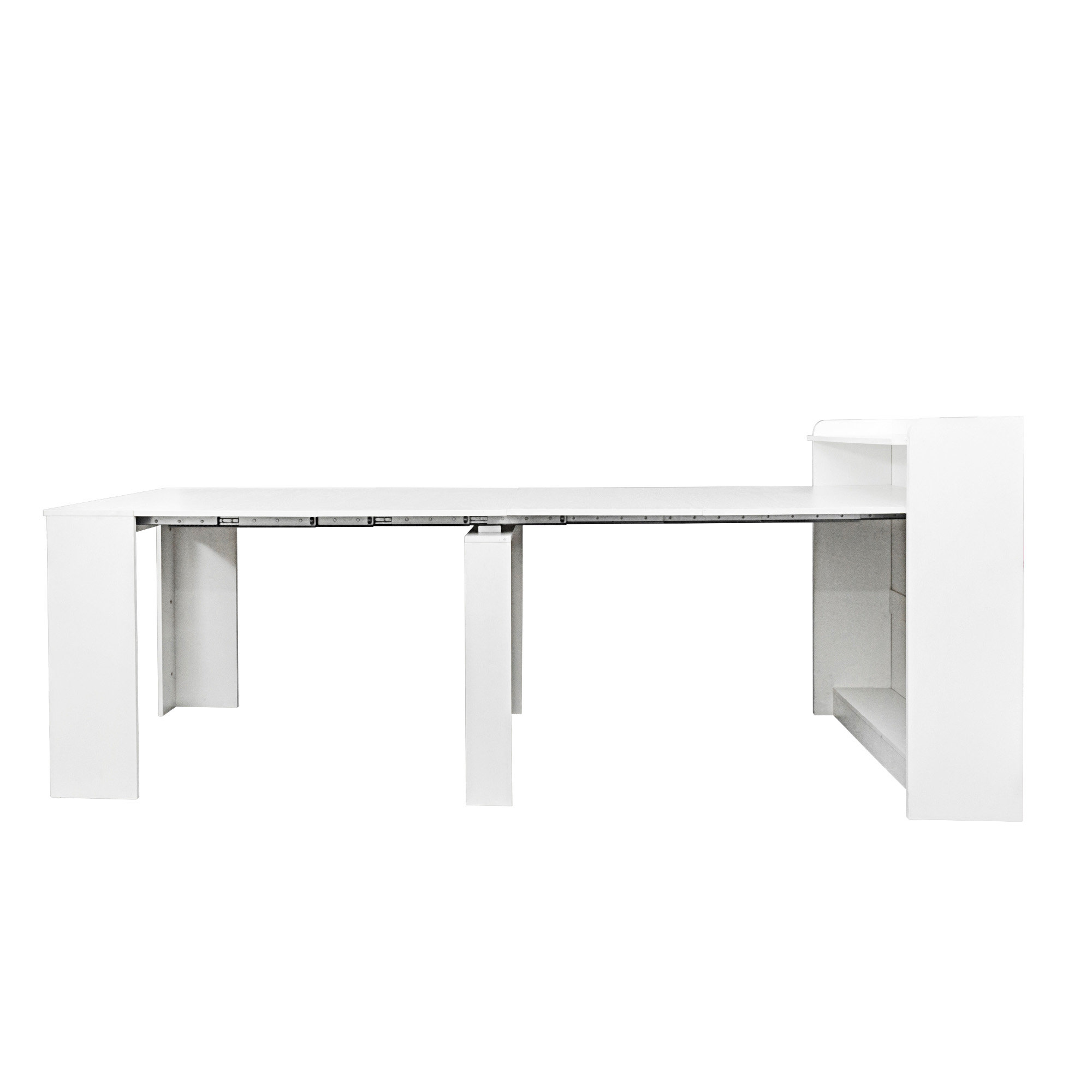 George Oliver Modern Extendable Dining Table With Storage (Only Tables ...