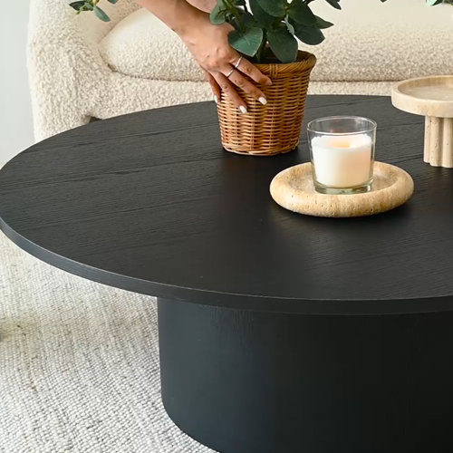Latitude Run® Giann Pedestal 40" Coffee Table & Reviews | Wayfair