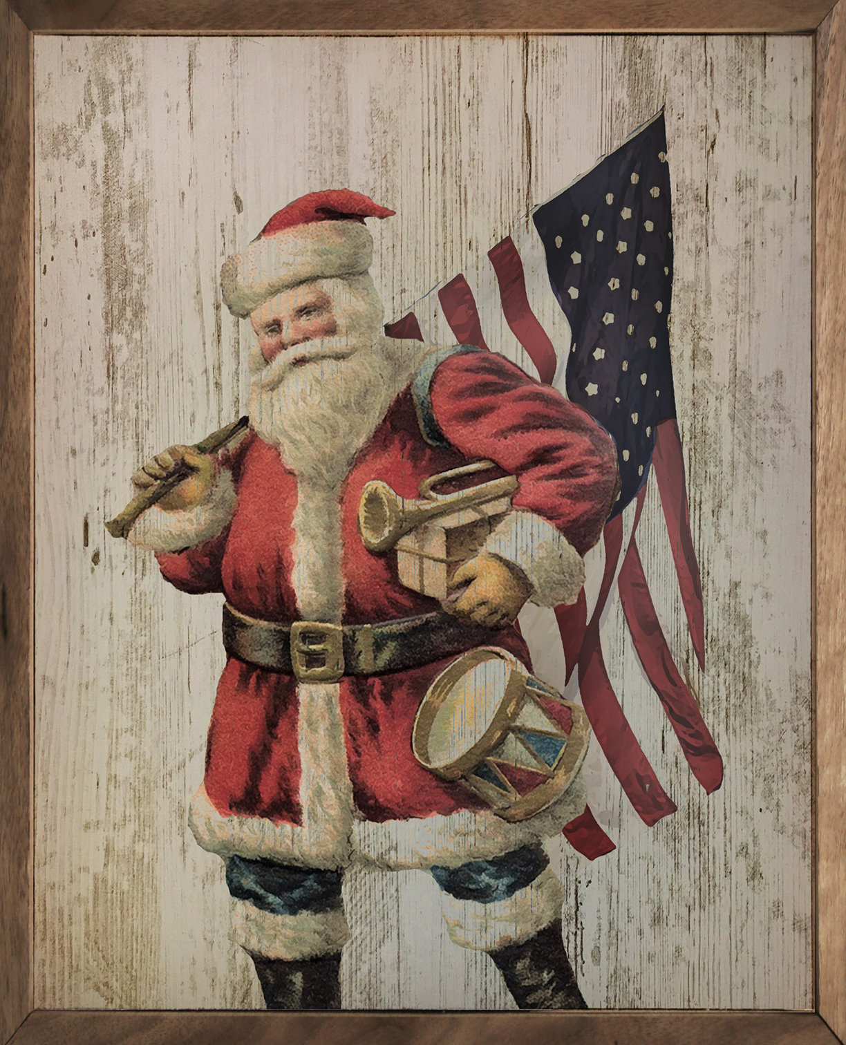 The Holiday Aisle® Patriotic Santa | Wayfair