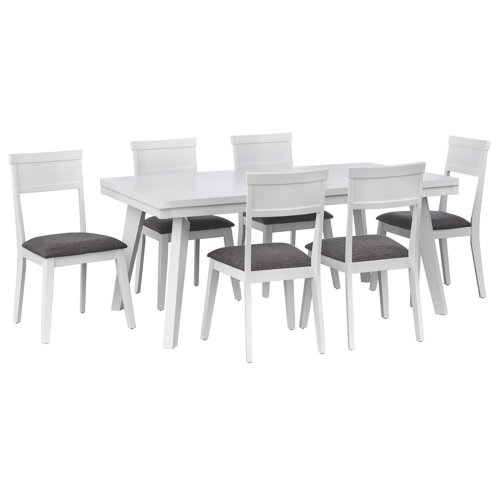 Wayfair | 7 Piece White Kitchen & Dining Room Sets You'll Love in 2024