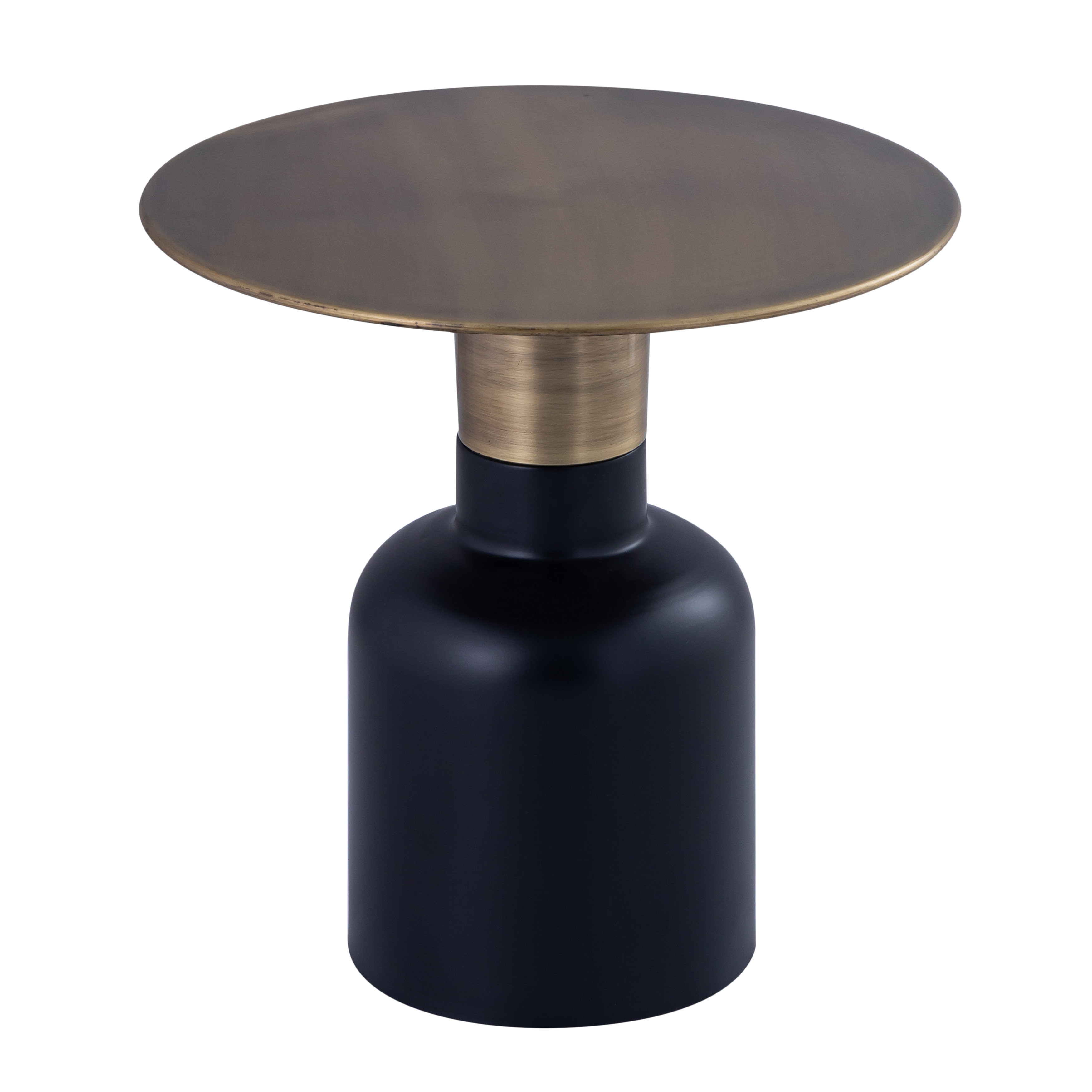 Ebern Designs Cutshall Steel End Table, Antique Brass - Wayfair Canada