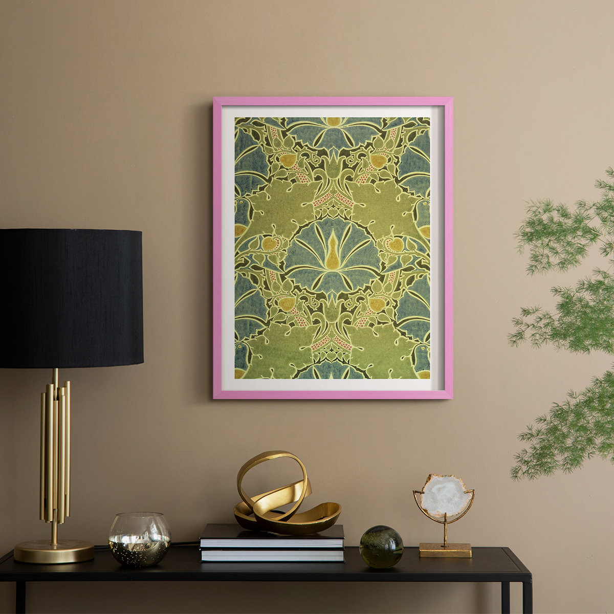 Lark Manor™ Vintage Abstract Print XXVII Framed Print - Solid Wood ...