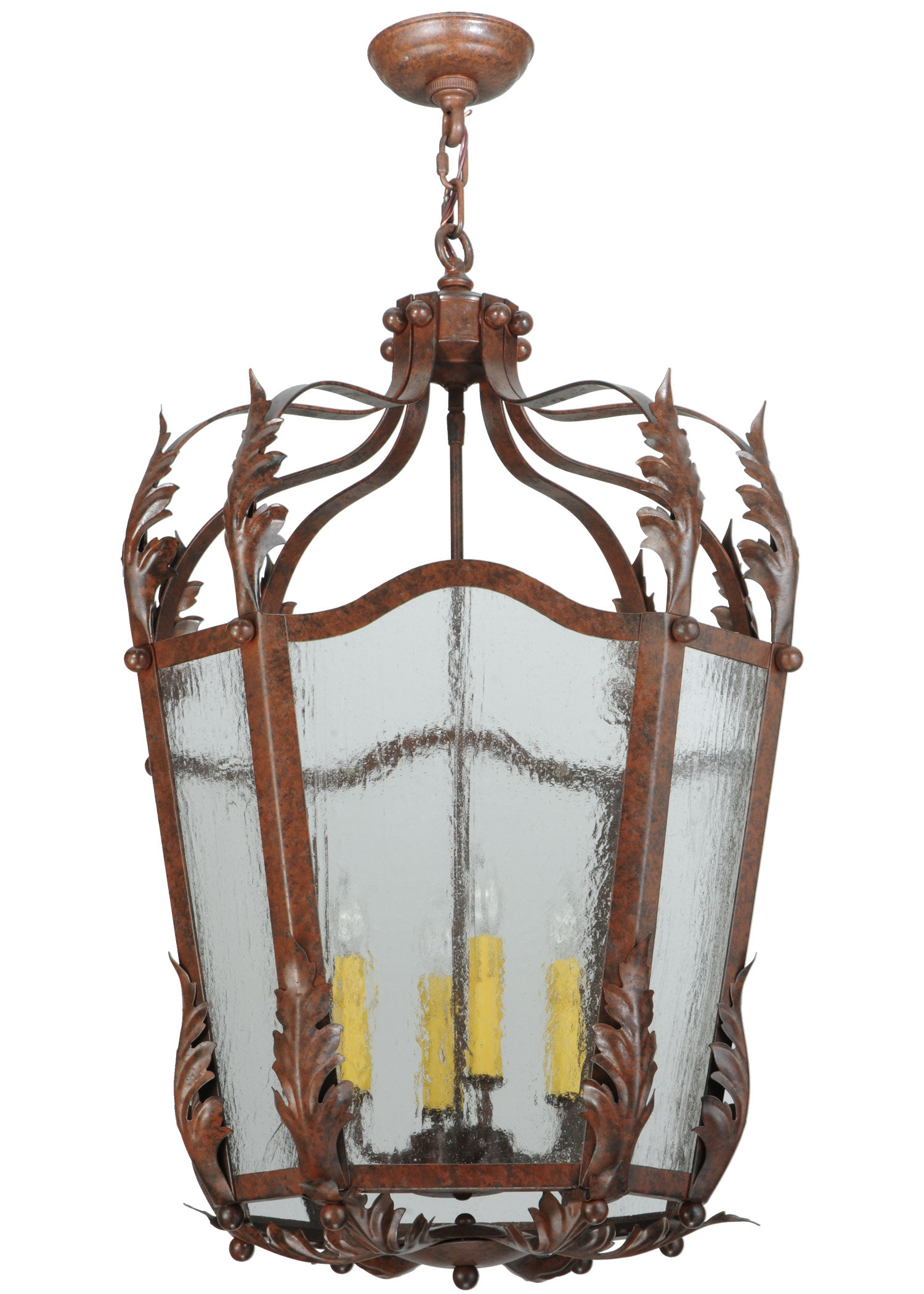 2nd Ave Lighting Citadel 4 - Light Lantern Square / Rectangle Pendant ...
