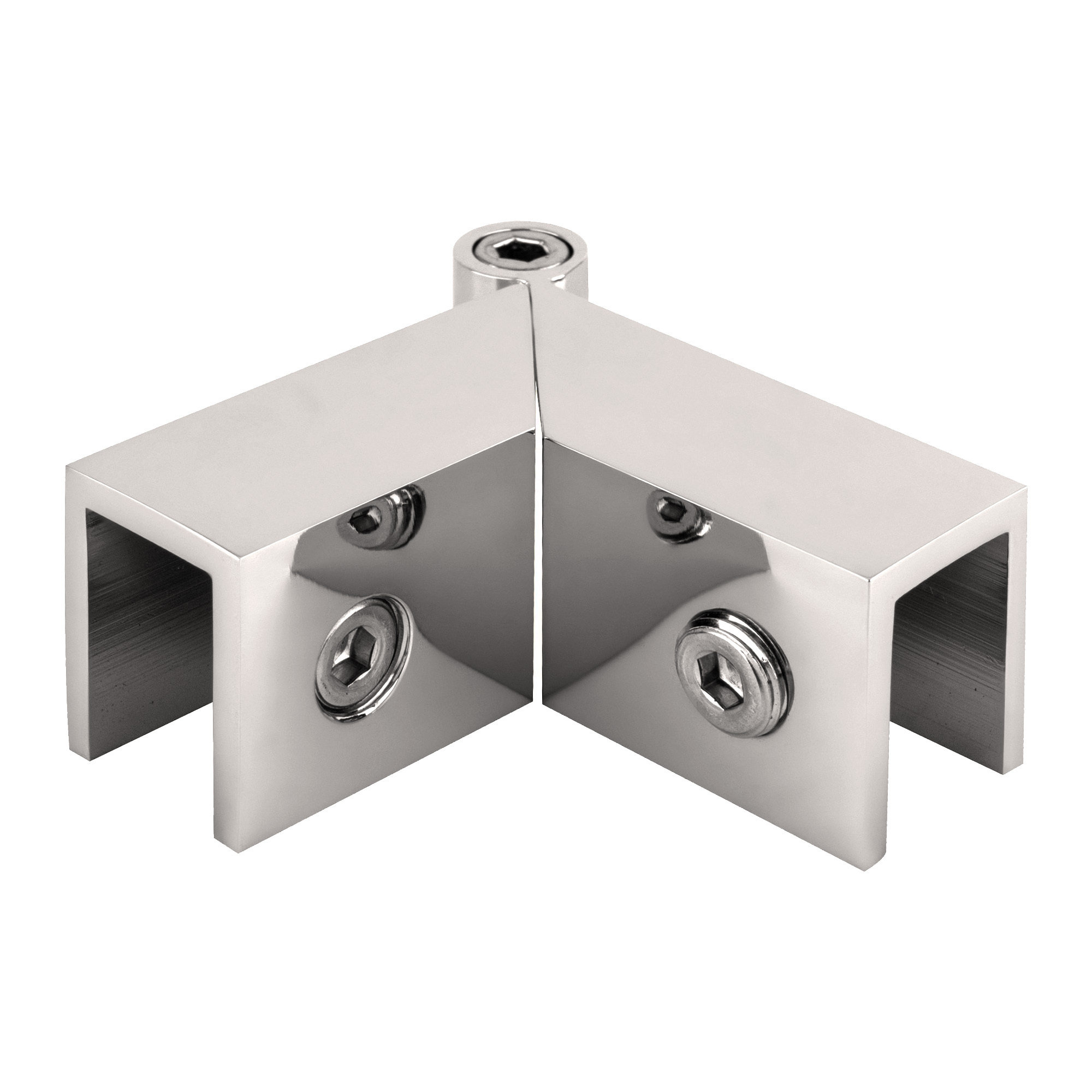 Latitude Run® Adjustable Sleeve Over Glass Clamp For Glazing Thickness ...