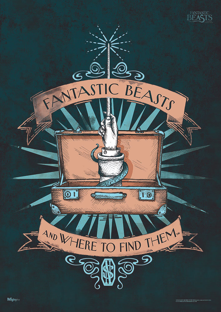 MightyPrint Fantastic Beasts and Where to Find Them 'Fantastic Beasts ...