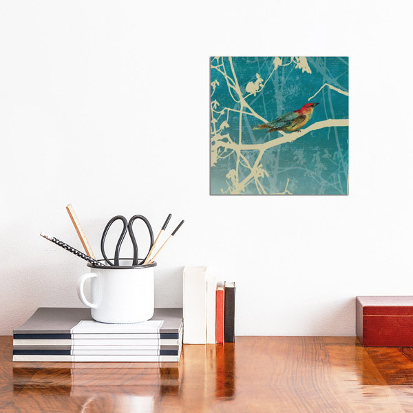 ClassicLiving Blue Bird I by PI Studio - Wrapped Canvas Painting ...