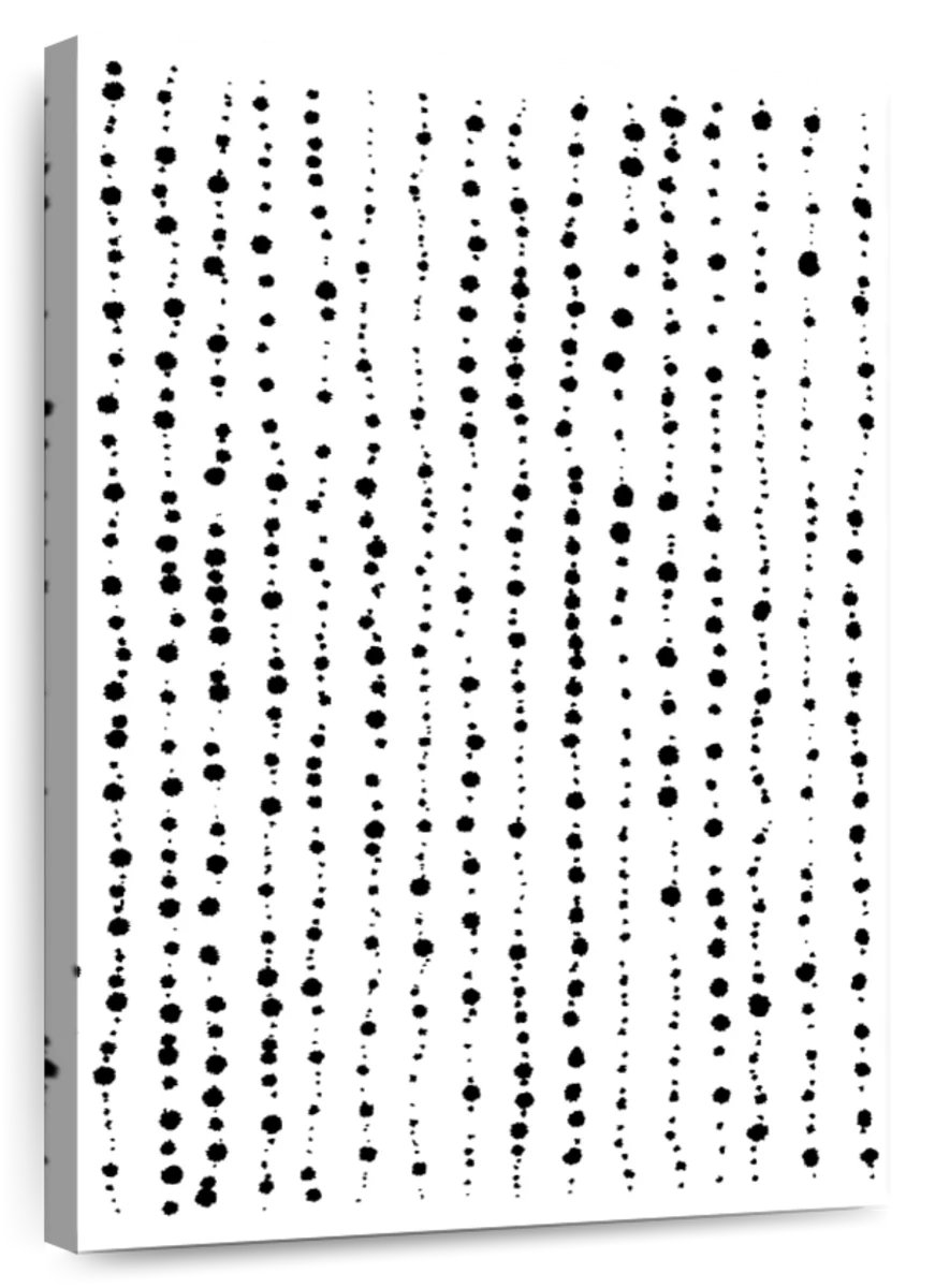 Wade Logan Avery Minimal Dots Lines Black White - Wayfair Canada