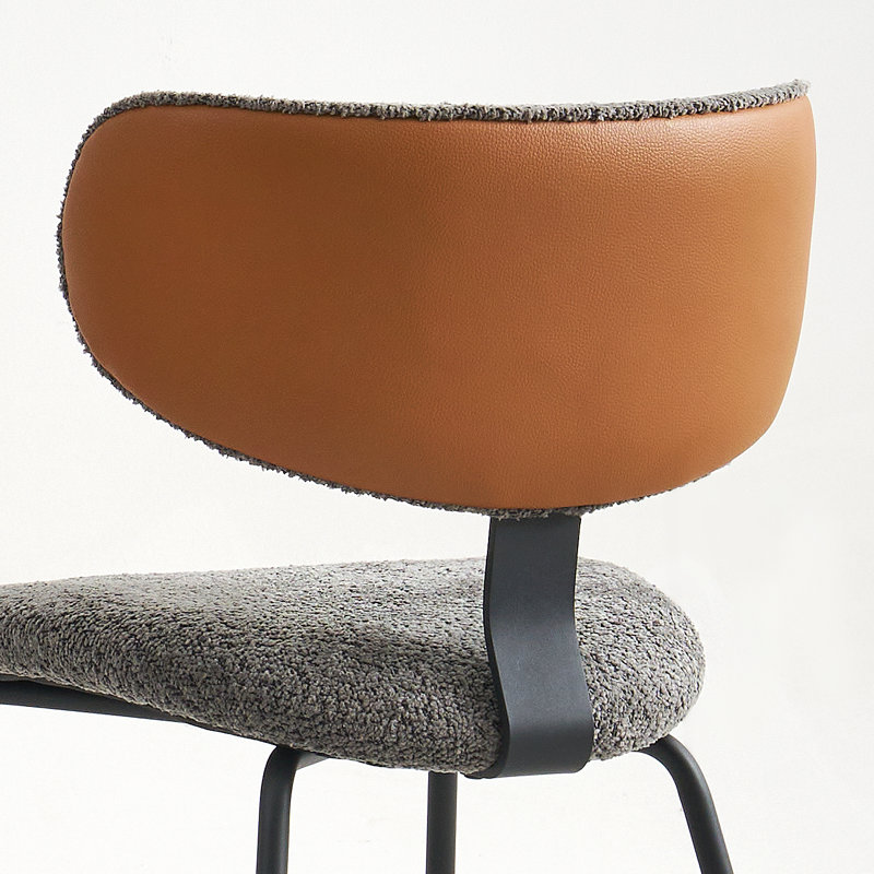 Wrought Studio Jelany Sponge Upholstered Metal Parsons Chair | Wayfair