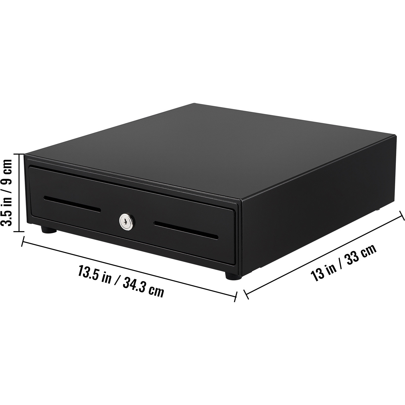 Stellweilan Tessberg Cash Register Drawer, 13" 2 Unlocking Ways, Fully ...