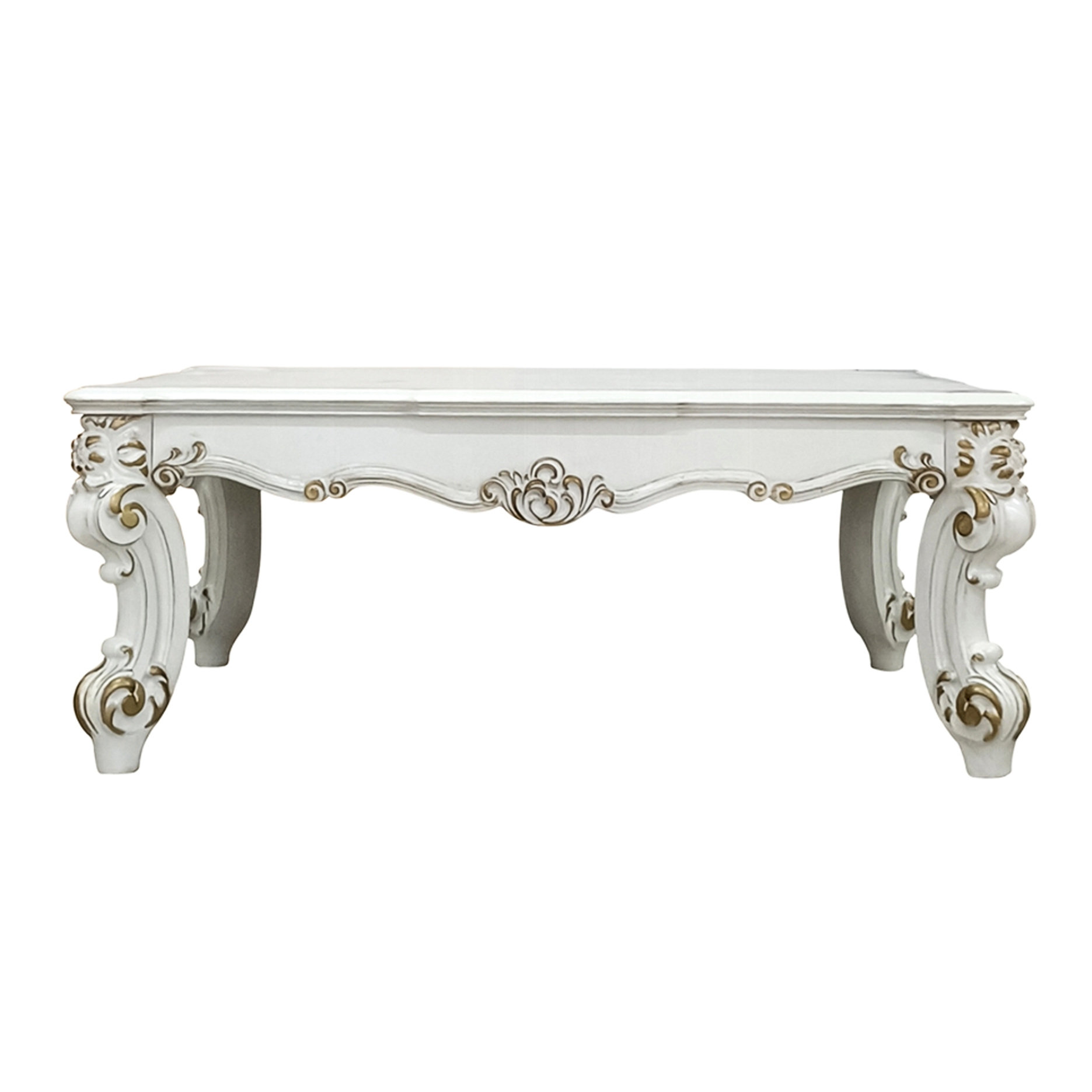 Bloomsbury Market Elegant Antique Pearl Coffee Table With Intricate ...