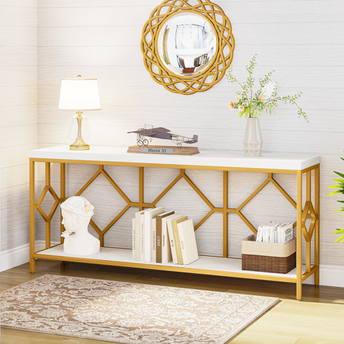 Wayfair | Way Day: Gold Console Tables You'll Love In 2023