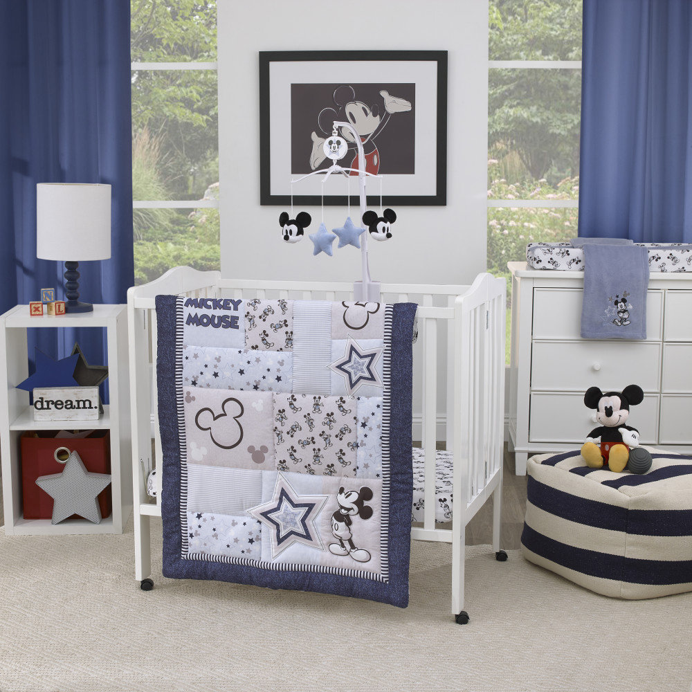 Disney Mickey Mouse 3 - Piece Crib Bedding Set | Wayfair