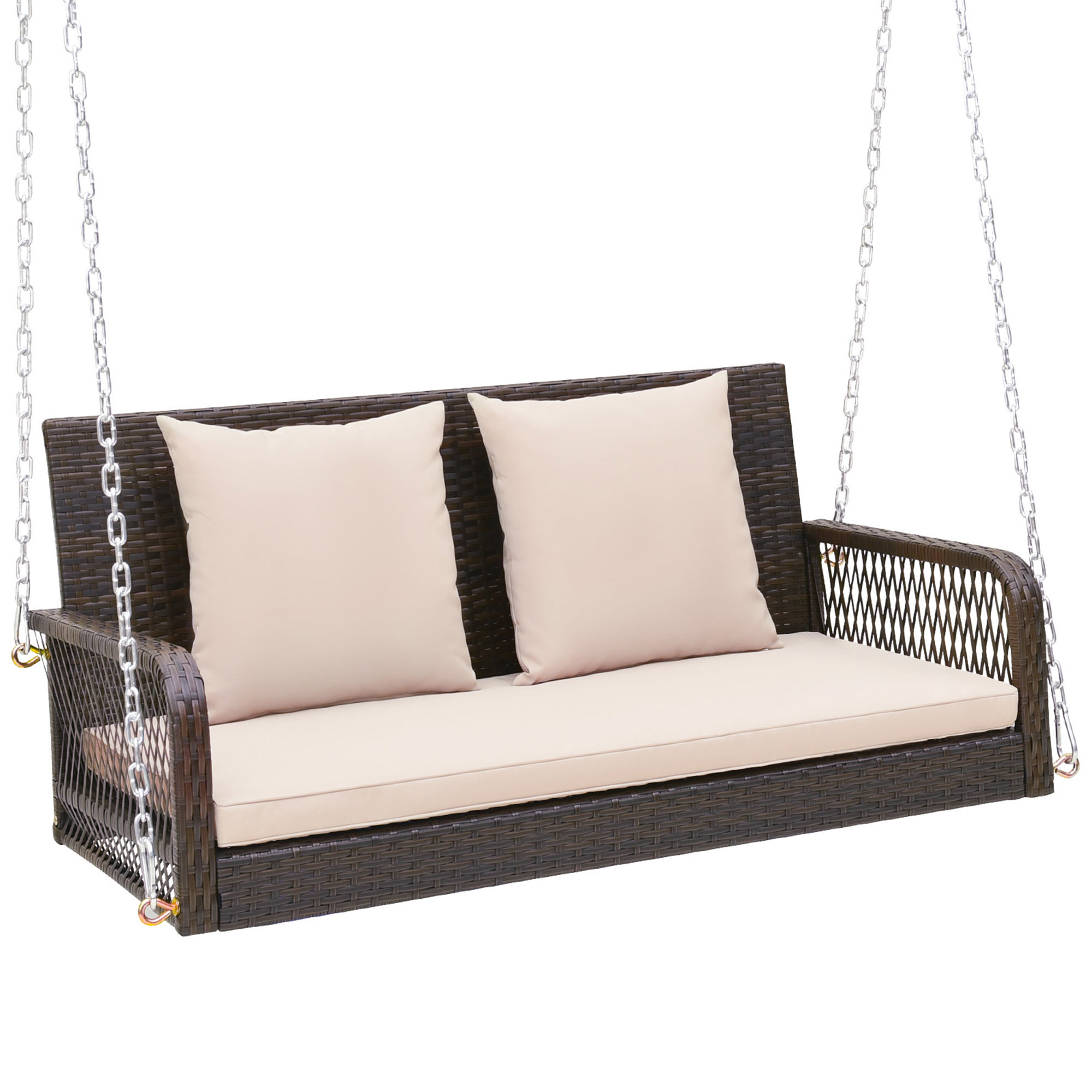 Winston Porter Patrena 2 Person Porch Swing | Wayfair