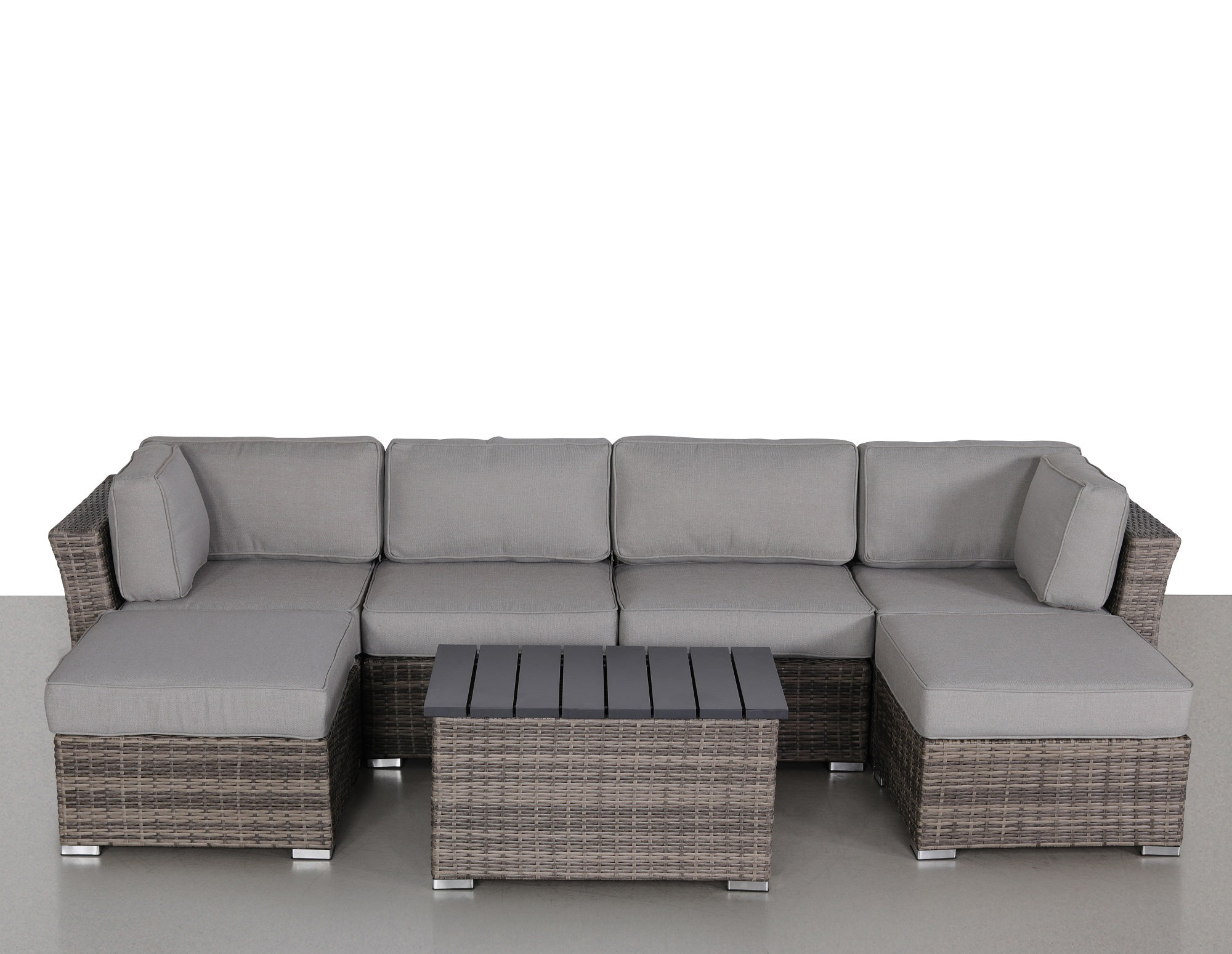 Red Barrel Studio® Thurston Wicker Fully Assembled 4 - Person Seating ...