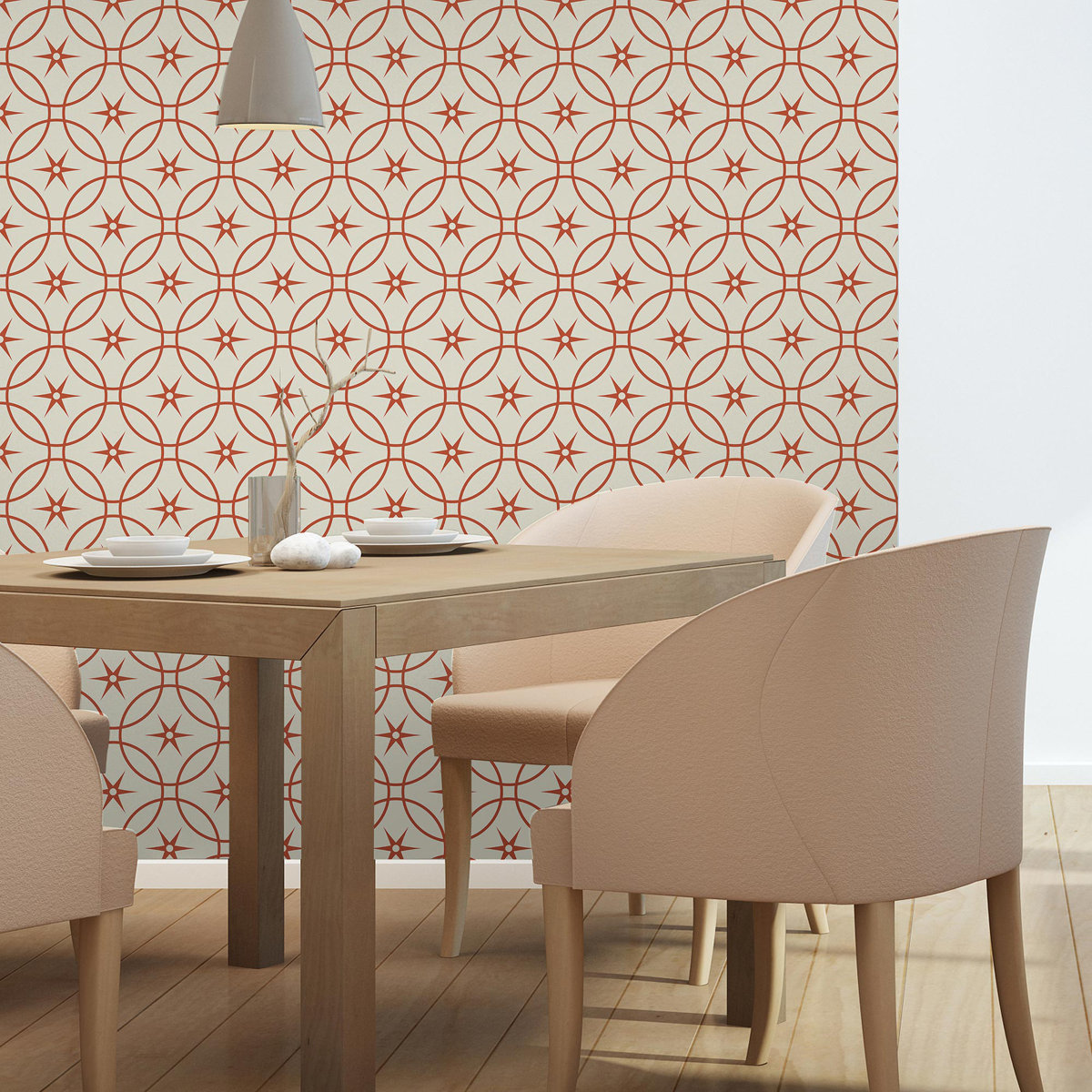 Ivy Bronx Yashvi Basic Removable Peel and Stick Wallpaper Panel | Wayfair