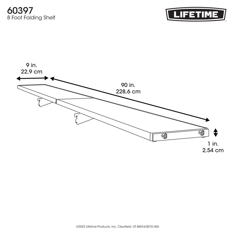 Lifetime 8 Foot Shelf Shed Accessory & Reviews | Wayfair