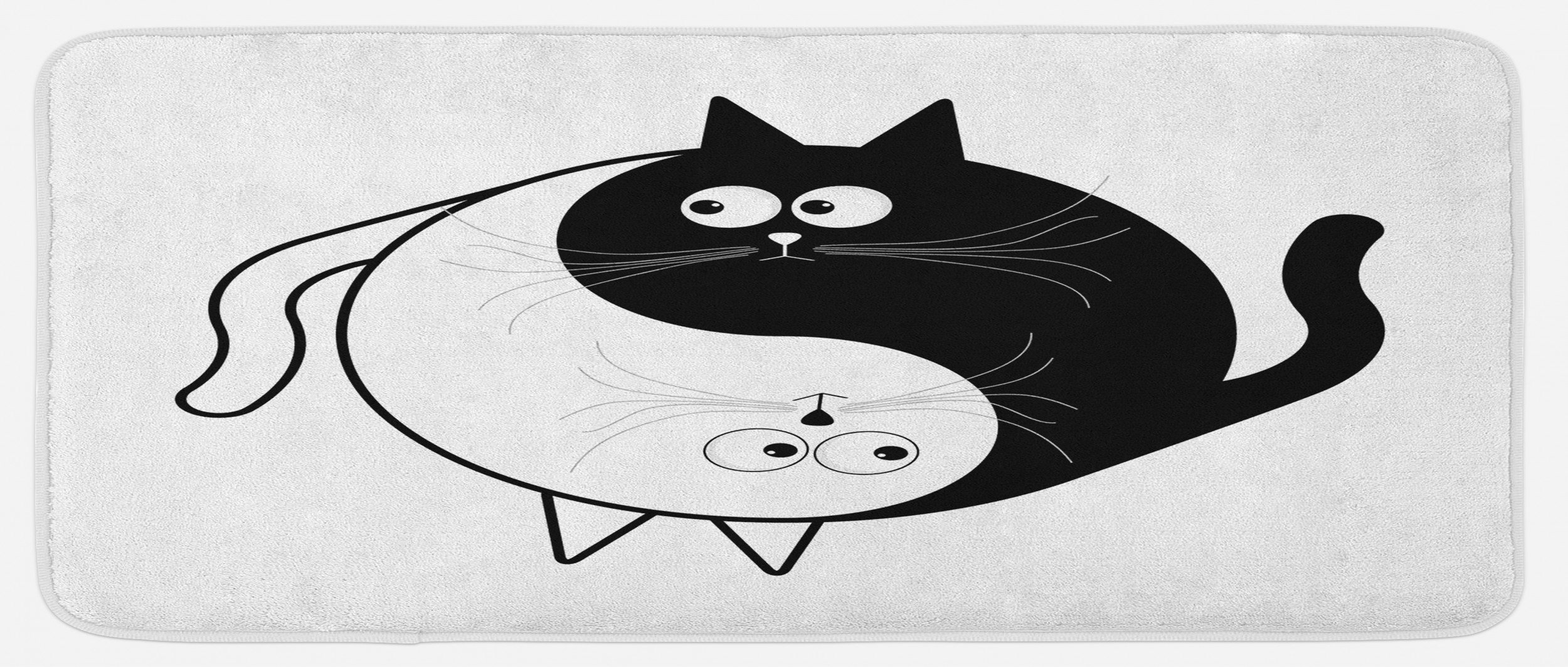 East Urban Home Ying Yang Kitchen Mat | Wayfair