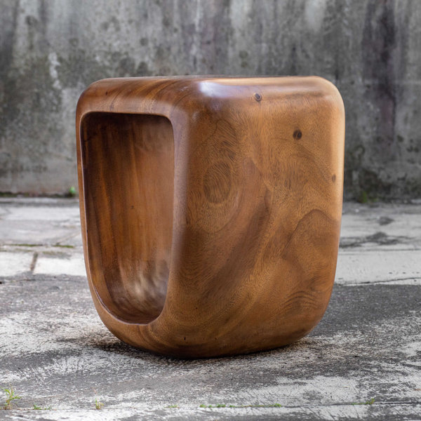 AllModern Alpine Solid Wood Decorative Stool & Reviews | Wayfair