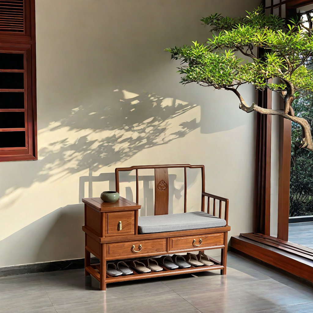 DICIXA New Chinese style shoe changing chairs - Wayfair Canada