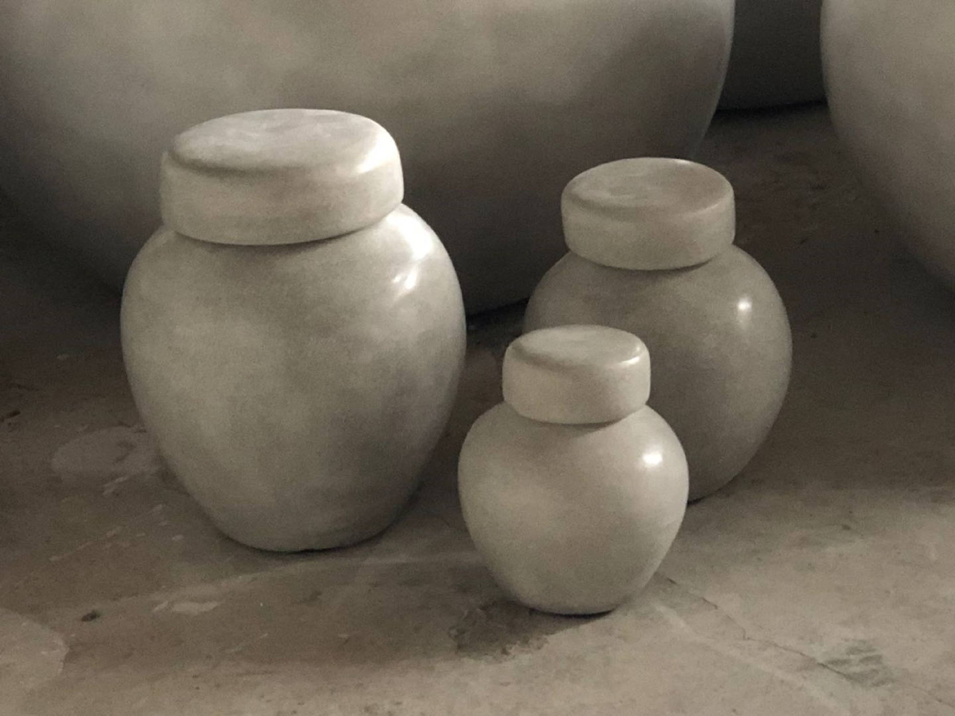 Red Barrel Studio® 3 Piece Handmade Ceramic Jar Set | Wayfair