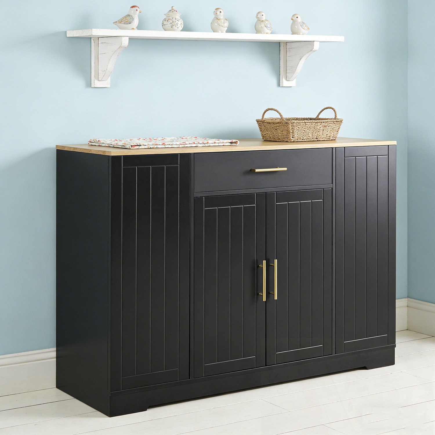 Ophelia & Co. Kitchen Storage Islands With Drawers And Trash Can ...