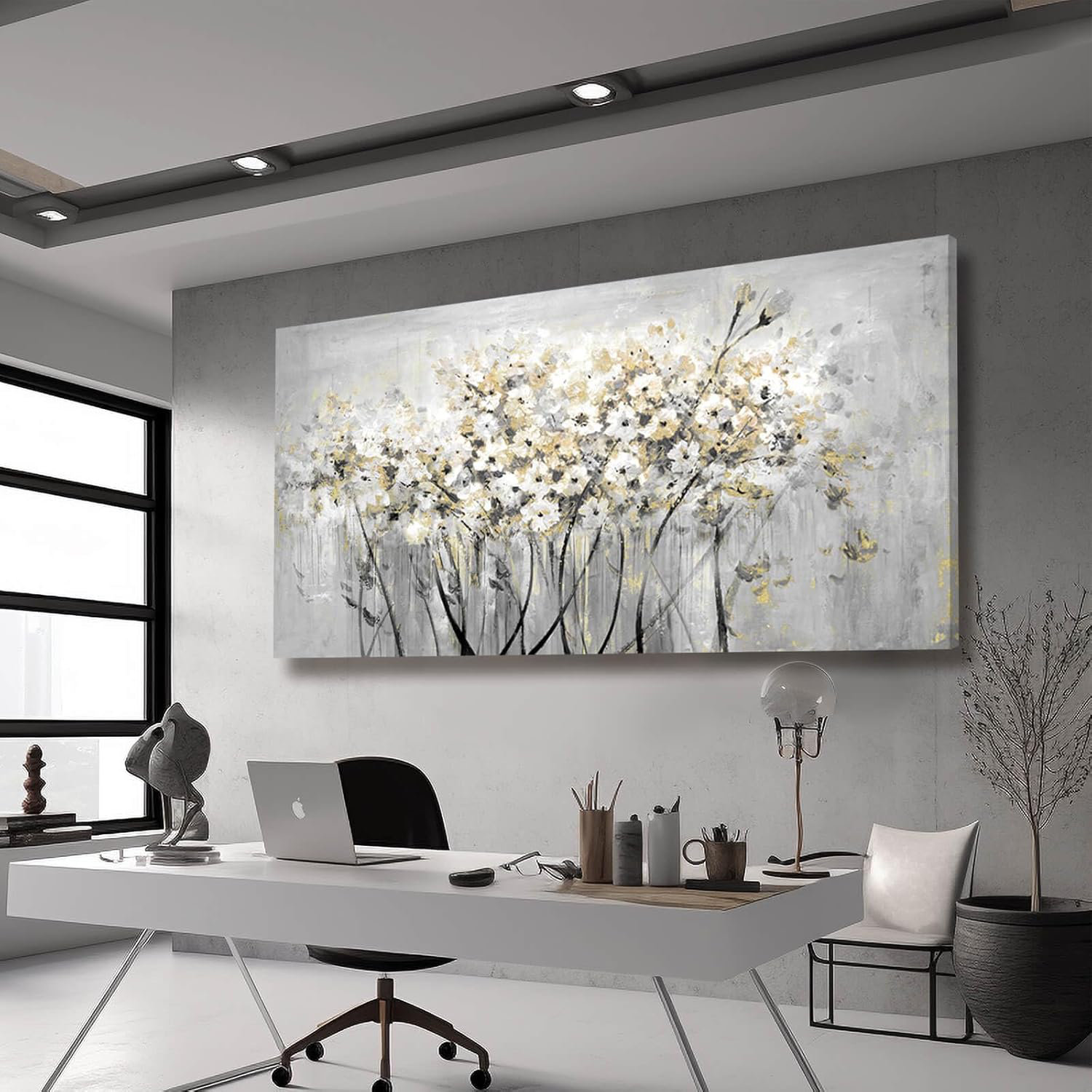 Red Barrel Studio Flowers Canvas Wall Art Paintings Contemporary ...