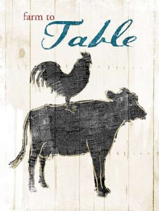 August Grove® Farm To Table Poster Print By Onrei Onrei (24 X 36 ...