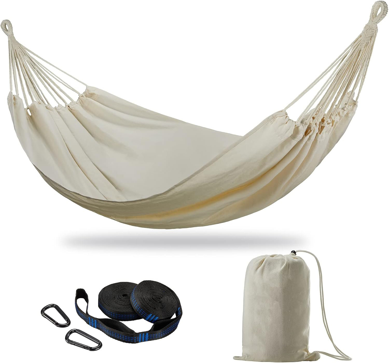 Dakota Fields Double Hammock with Tree Straps,Extra Large 240x160cm ...