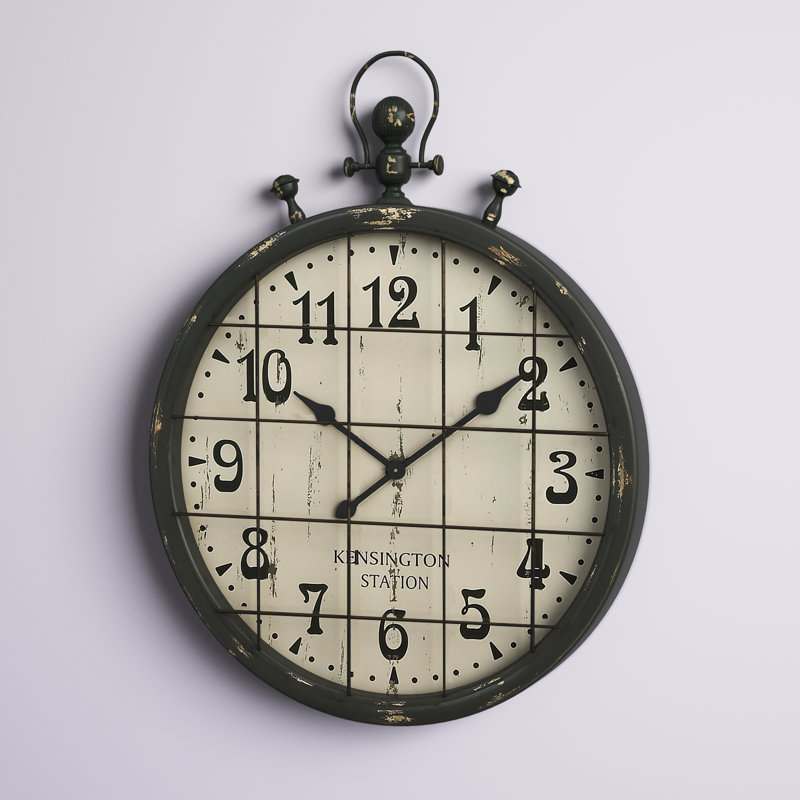 Trent Austin Design® Oversized 39" Wall Clock & Reviews | Wayfair