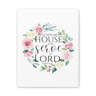 Trinx Joshua 24:15 Serve The Lord Flowers Bible Verse Canvas Christian ...