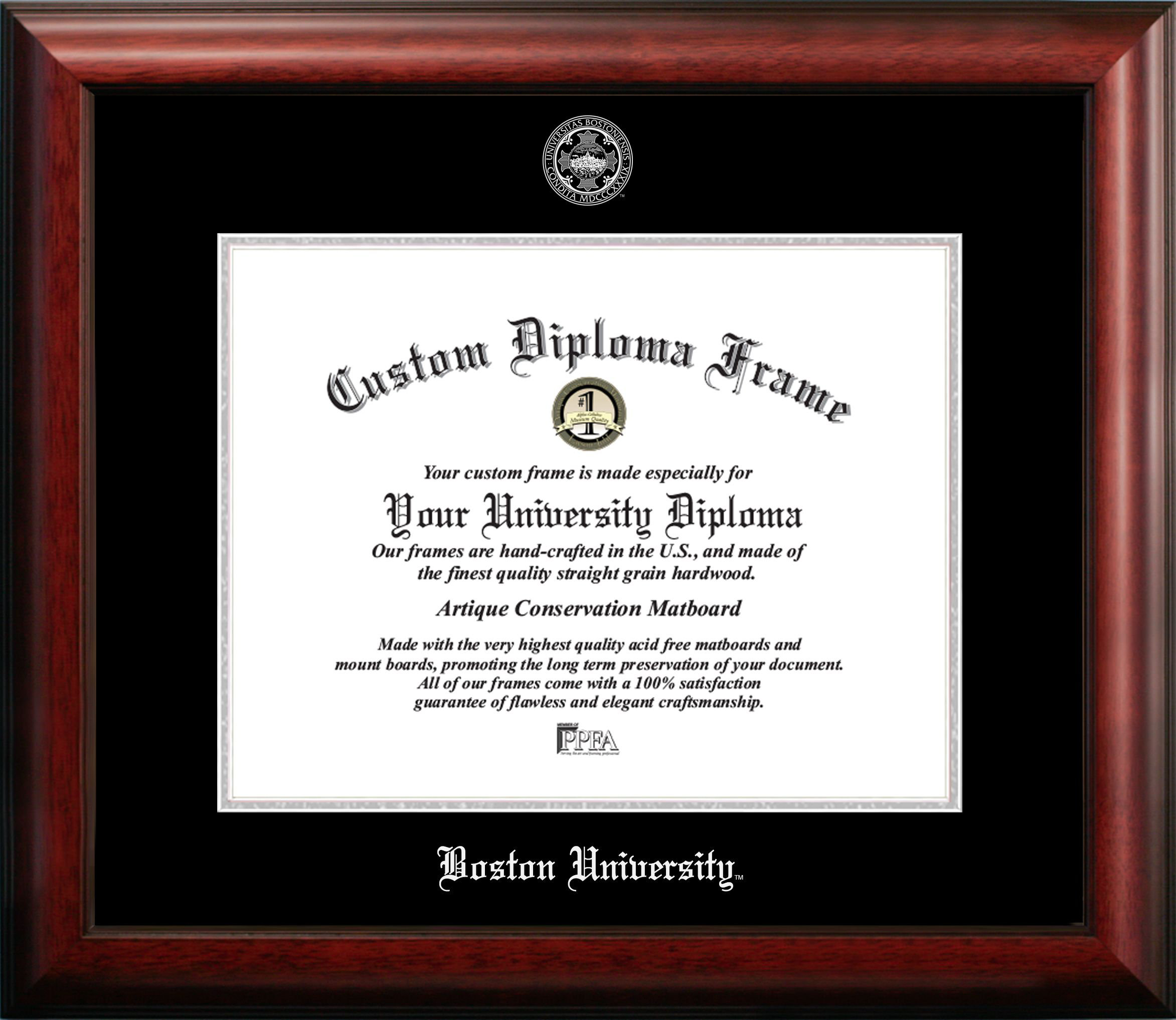 Campus Images Boston University Embossed Diploma Picture Frame | Wayfair