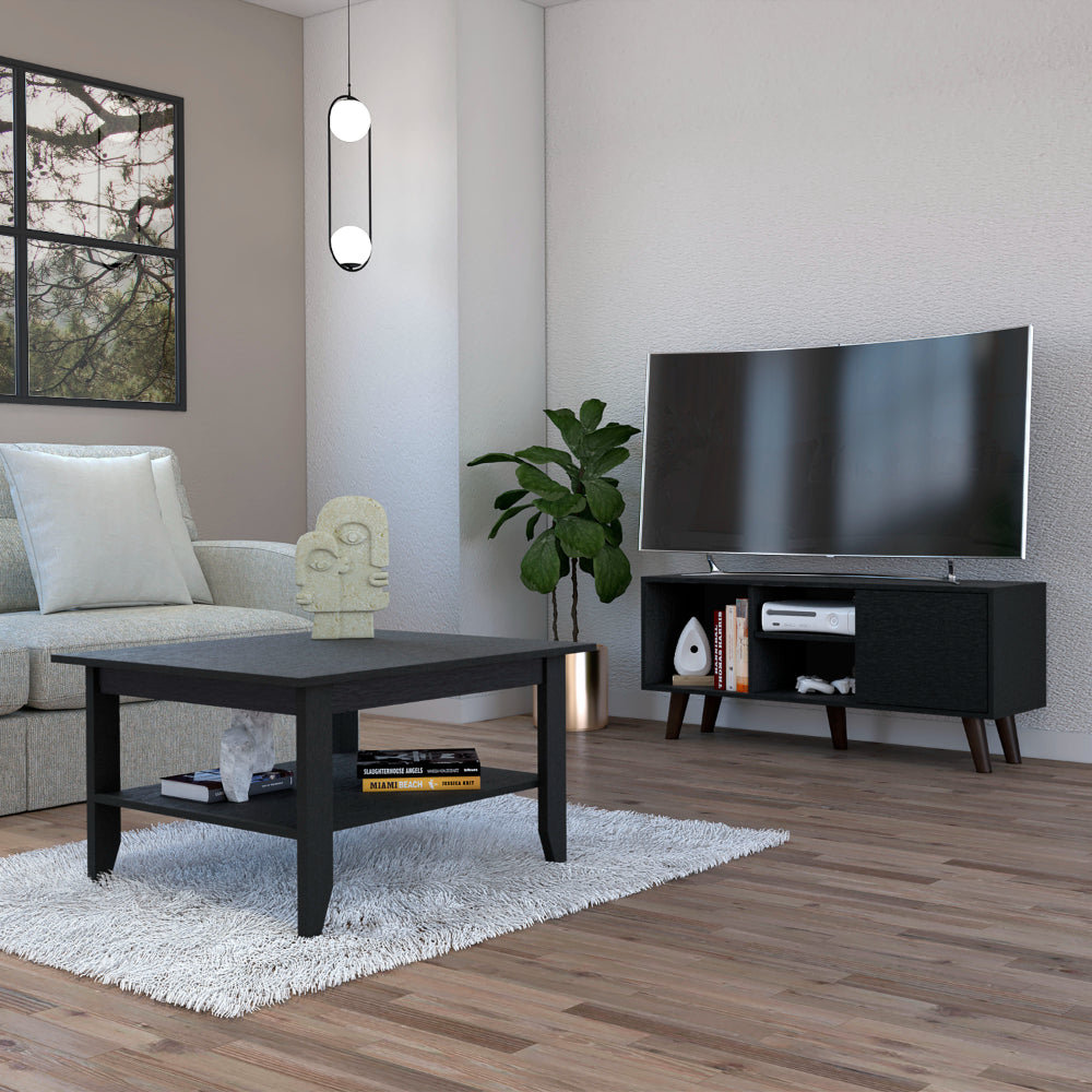 Red Barrel Studio® Atlanta Living Room Set, Coffee Table + TV Stand ...